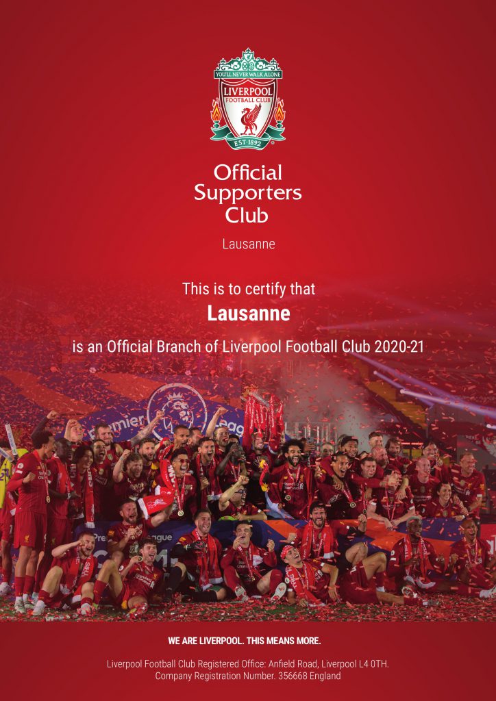 Official branch of LFC 2020-2021 – Swiss Liverbirds